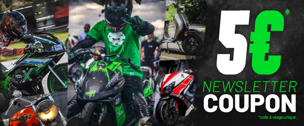 Newsletter : -5€ sur votre prochaine commande - Blog Maxiscoot